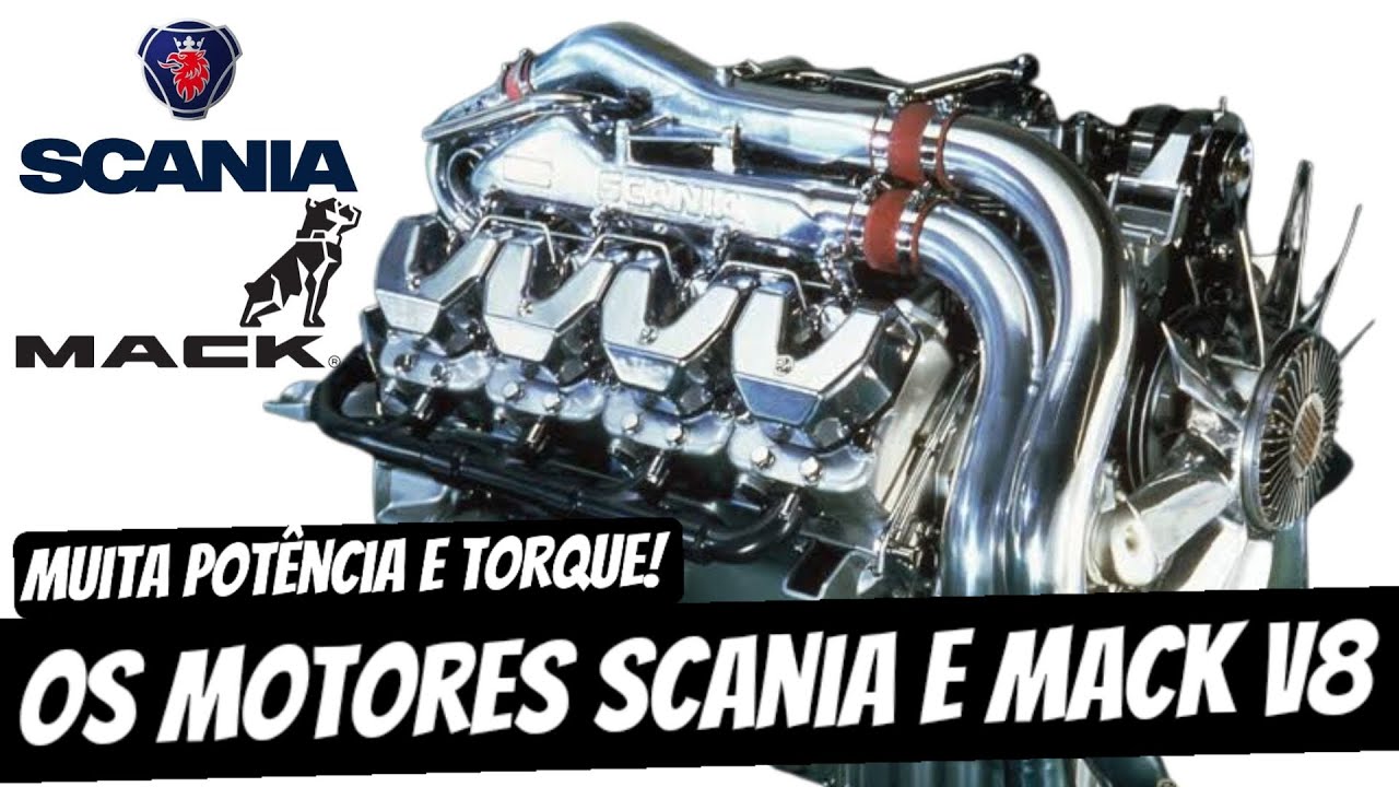 A HISTÓRIA dos motores SCANIA e MACK V8 - YouTube