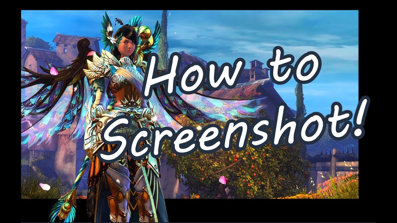 How To Take Good Screenshots In GW2 - YouTube