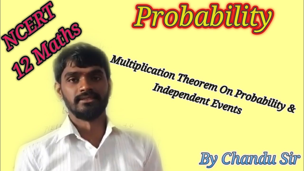 Multiplication Theorem On Probability and Independent Events - YouTube
