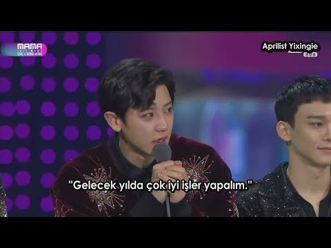 [Türkçe Altyazılı - OKRU LINK] 2017 MAMA 'EXO' Album of the Year Konuşması