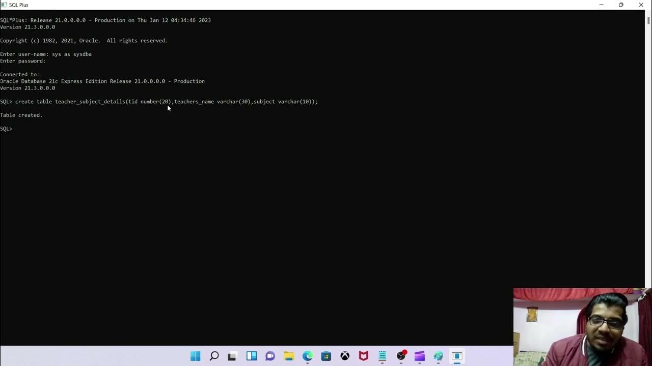 Session-4-Insert Into Table & Commit SQL - YouTube