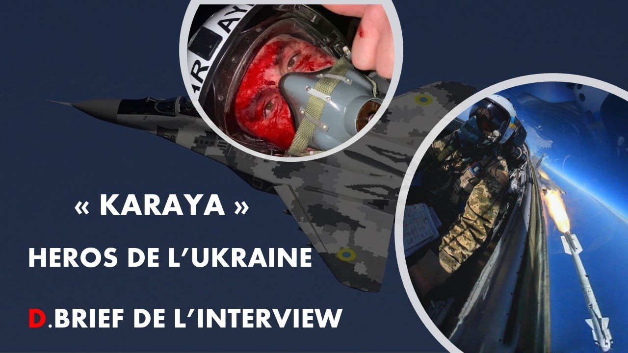 "KARAYA" PILOTE HEROS DE l'UKRAINE. EJECTION D'UN MIG 29 CONTRE LES ...