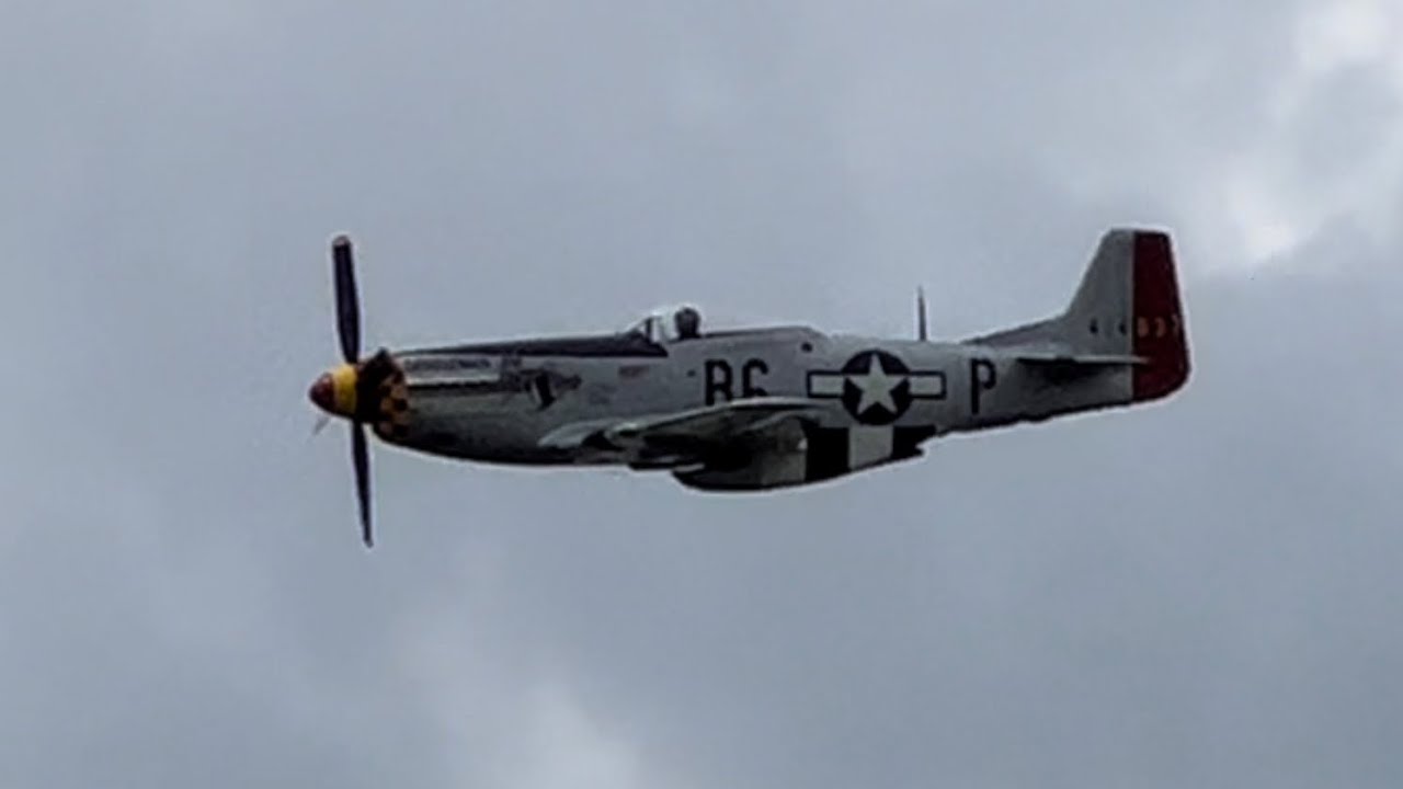 (4K) Really cool P52 Mustang and more low flyover, WW2 planes! At ...