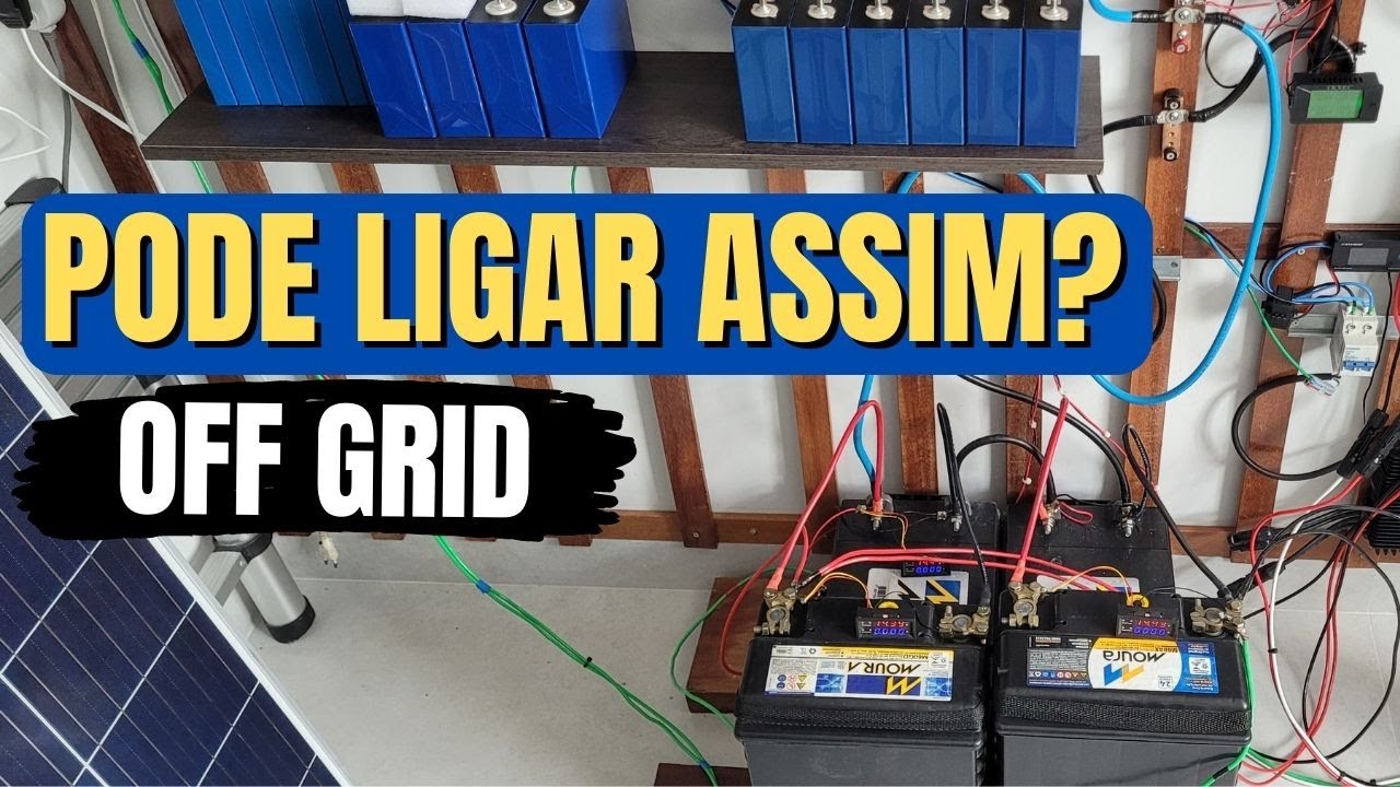 Pode associar Baterias de diferentes capacidades no off grid ? - YouTube