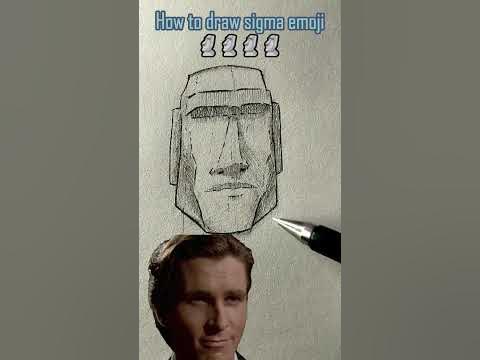 How to Draw Sigma Emoji🗿🗿 ️ - YouTube