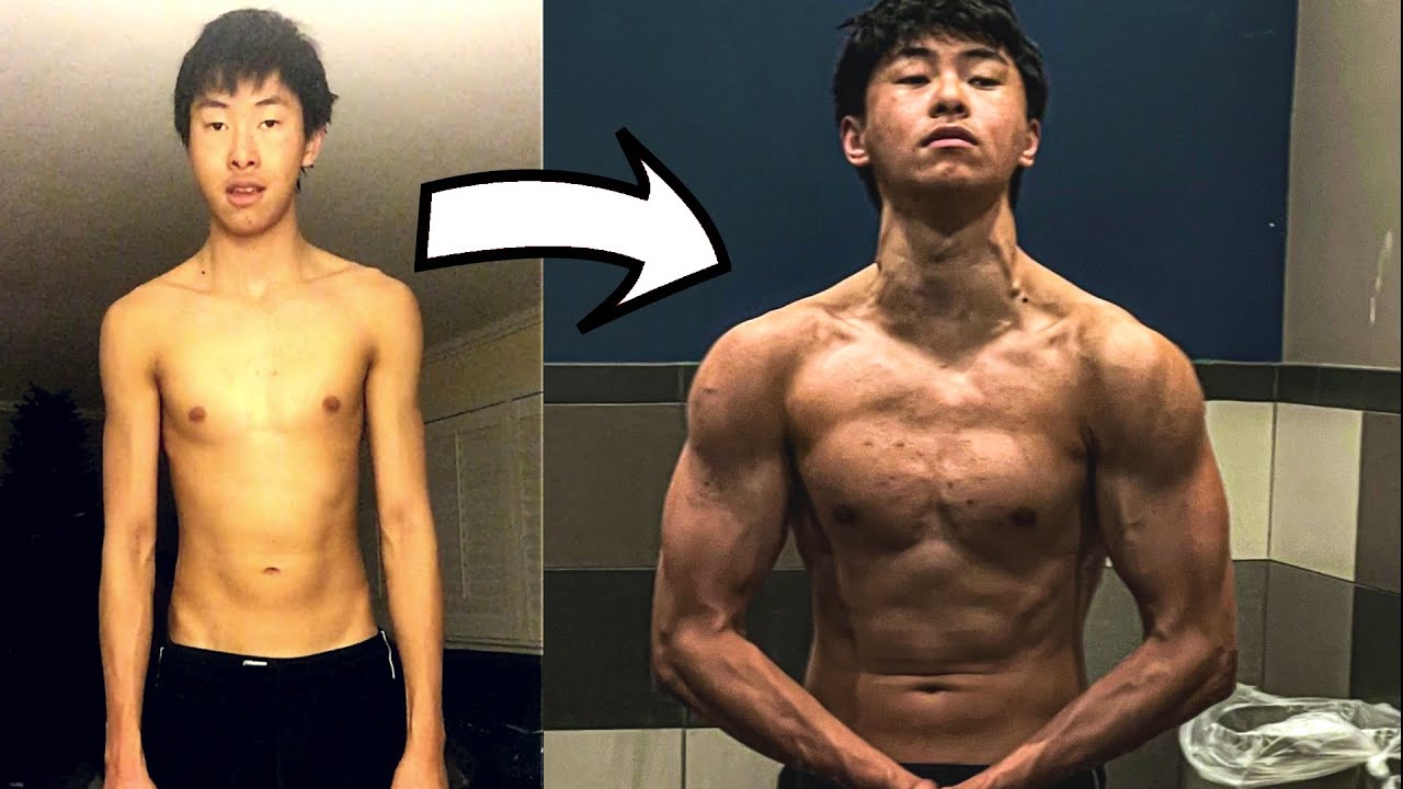 My 2 Year Natural Transformation 15-17 (Skinny to Muscular) - YouTube