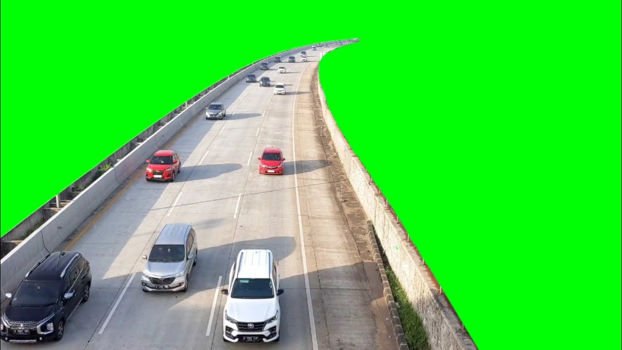 Road Traffic Transport Green Screen Background HD Footage - YouTube