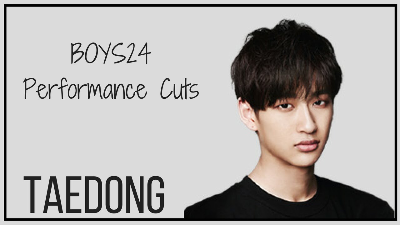 BOYS24 Performance Cut - KIM TAEDONG - YouTube