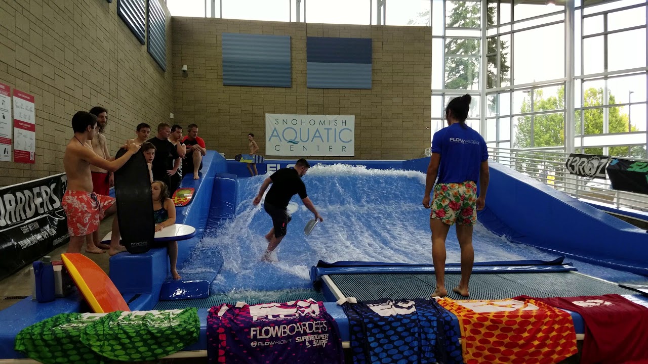 Snohomish Aquatic Center Washington FlowRider Surf Machine FLOW Tour ...