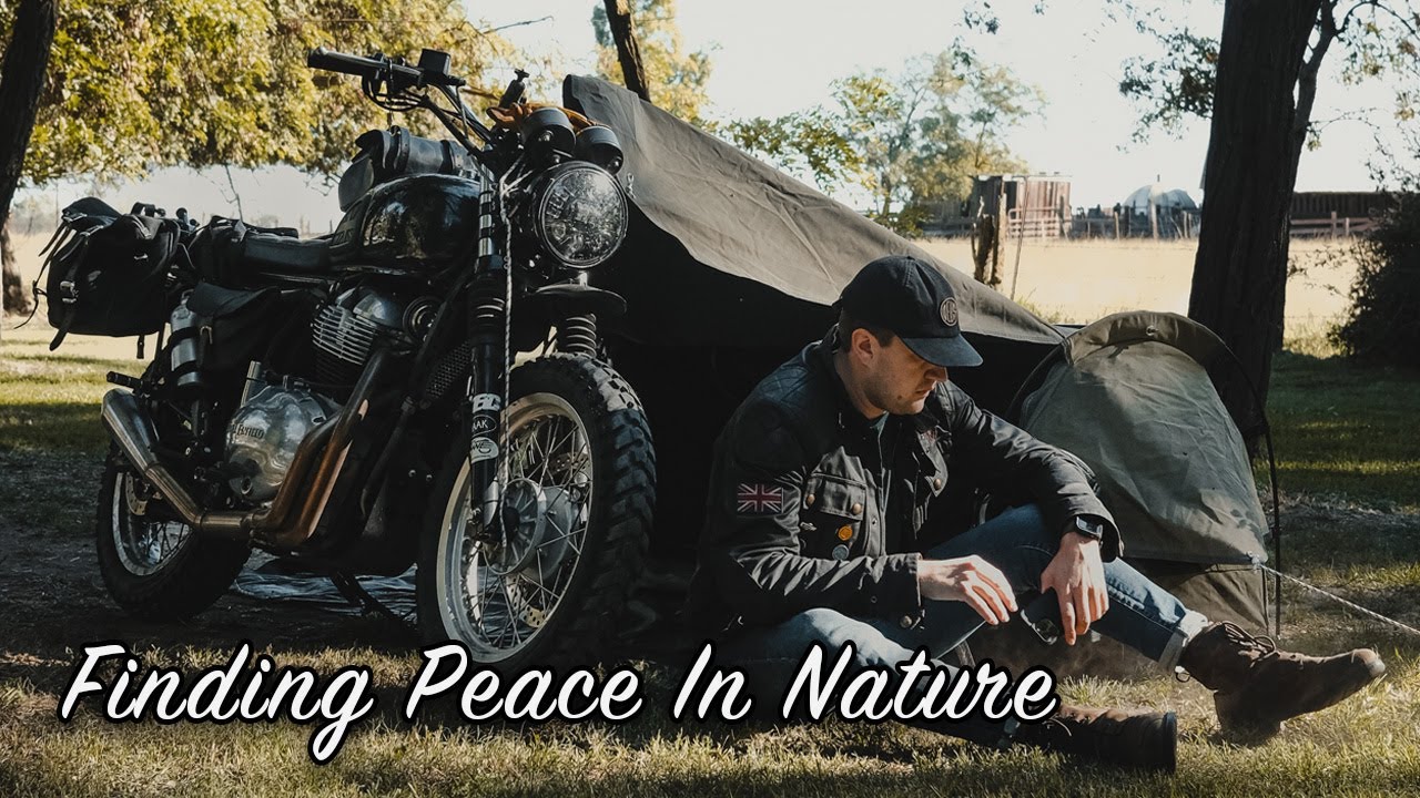 Camping solo on motorcycle is so peaceful 🏕️ 🏍️ | photography | Royal ...