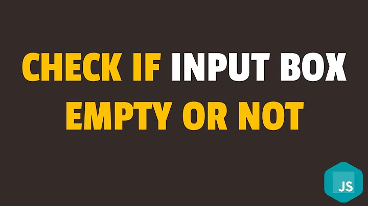 Solved Checking If A Textbox Is Empty In Javascript 9to5Answer solved-checking-if-a-textbox-is-empty-in-javascript-9to5answer