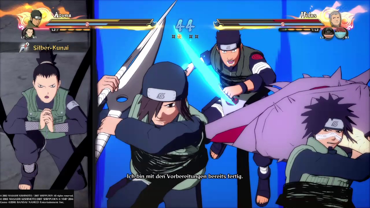 Asuma a Shikamaru secret jutsu - NARUTO SHIPPUDEN Ultimate Ninja STORM ...