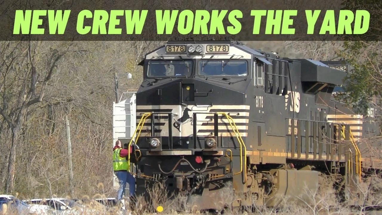 After a crew change a new crew works the yard before leaving. Union ...