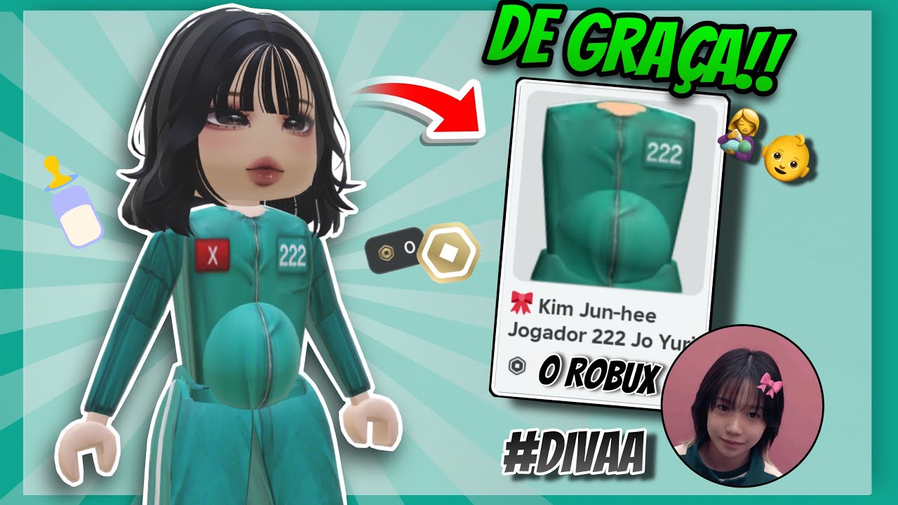 0 ROBUX IDEIA DE ROUPA GRÁTIS !! 😍🤩 SQUID GAME 222 - YouTube