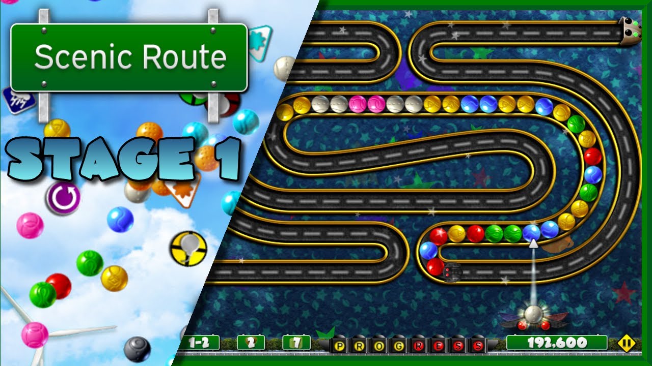 Easy Street - Scenic Route (Luxor 2 Mod) Stage 1 - YouTube