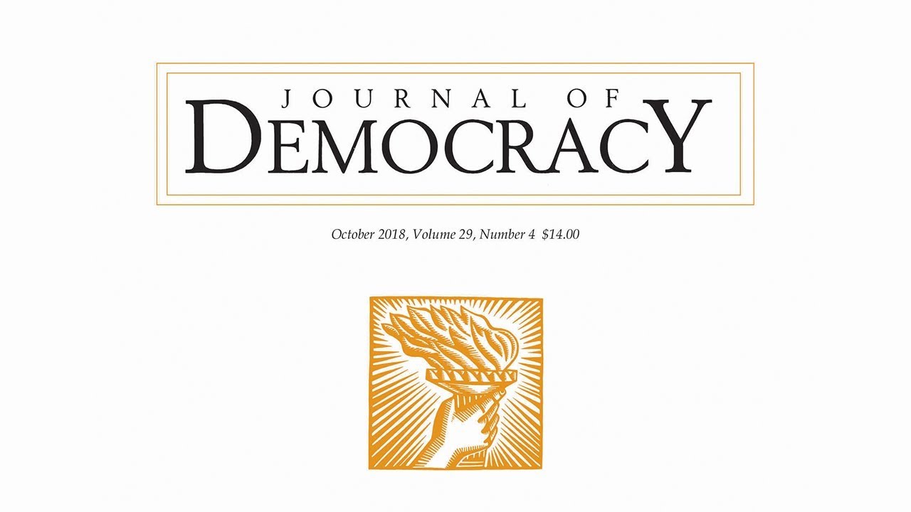 Journal of Democracy October 2018 Cover - YouTube