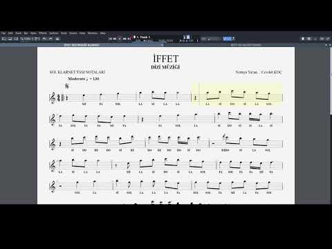 İFFET DİZİ FİLM MÜZİĞİ NOTA