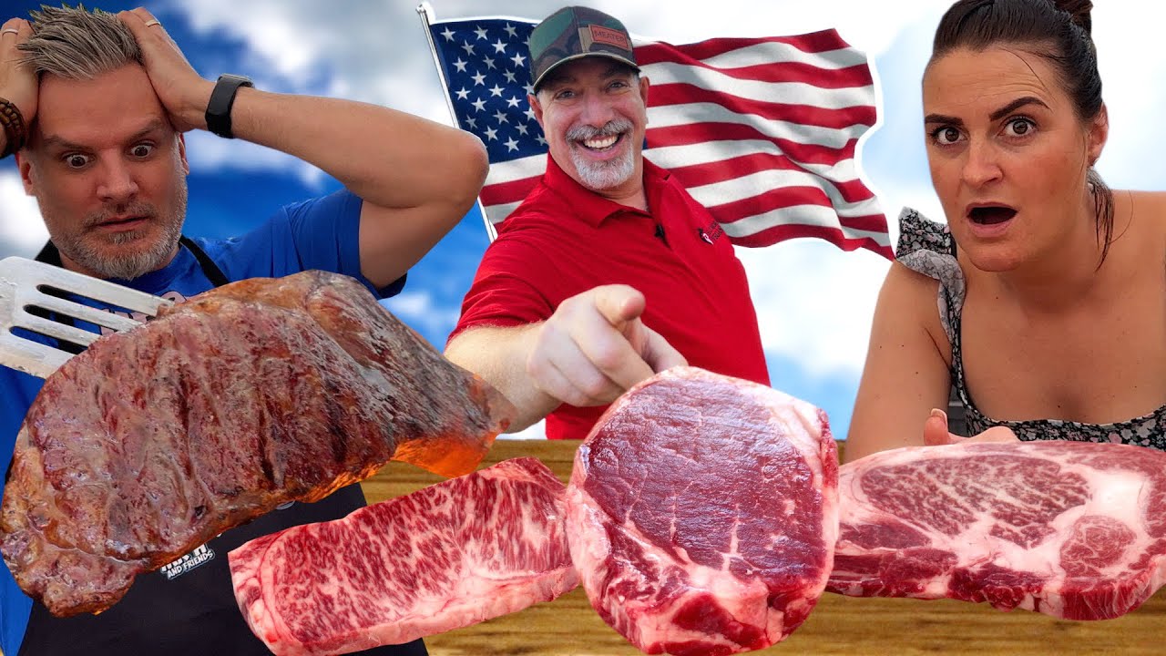 Brits Learn How to BBQ PERFECT STEAKS (ft. @BehindTheFoodTV) - YouTube
