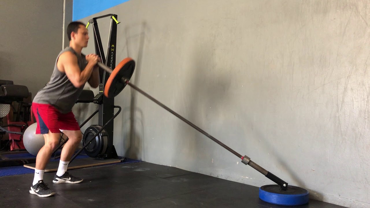 Landmine Squat - YouTube