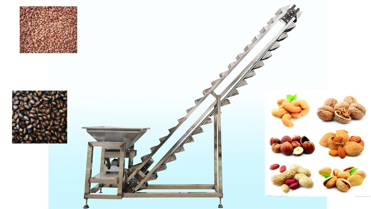 sugar conveyor machine, stainless steel conveyor - YouTube