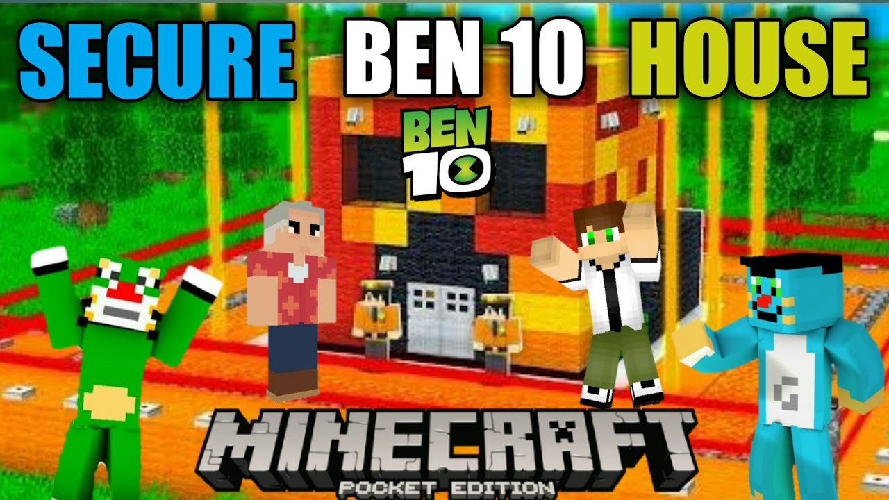 GRANDPA MAX MAKE MOST SECURE HOUSE TO STOP VILGAX IN MINECRAFT WITH ...