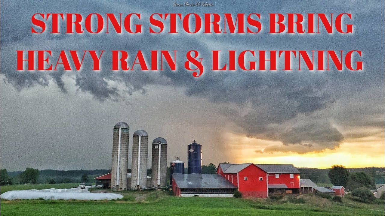 Top Moments During Friday's Strong Storms - YouTube