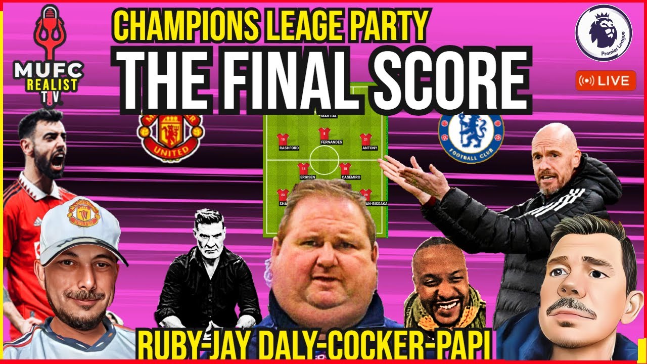 Manchester Utd in Champions League 4-1 "Highlights" ft Jay Daly-Papi-Jarvis Cocker & Mick Ruby ...