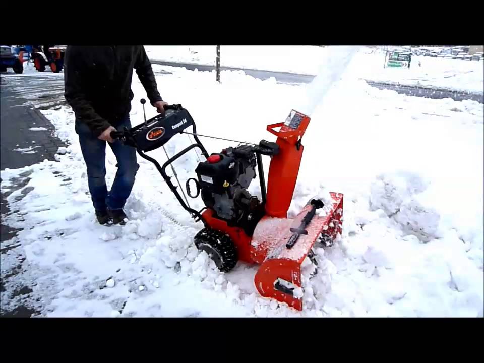 Schneefräse Härtetest Ariens ST 22/ ST24 - YouTube