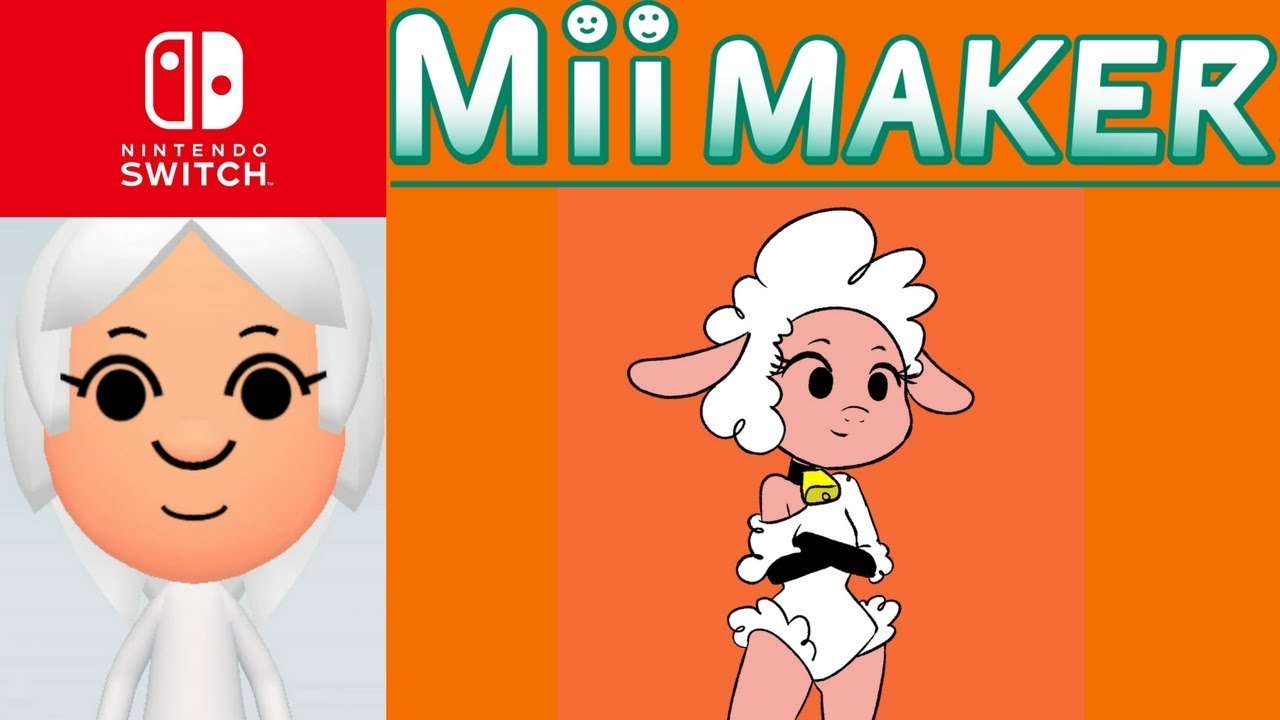 Mii Maker How To Create Leggy Lamb From Beep Beep I'm a Sheep - YouTube