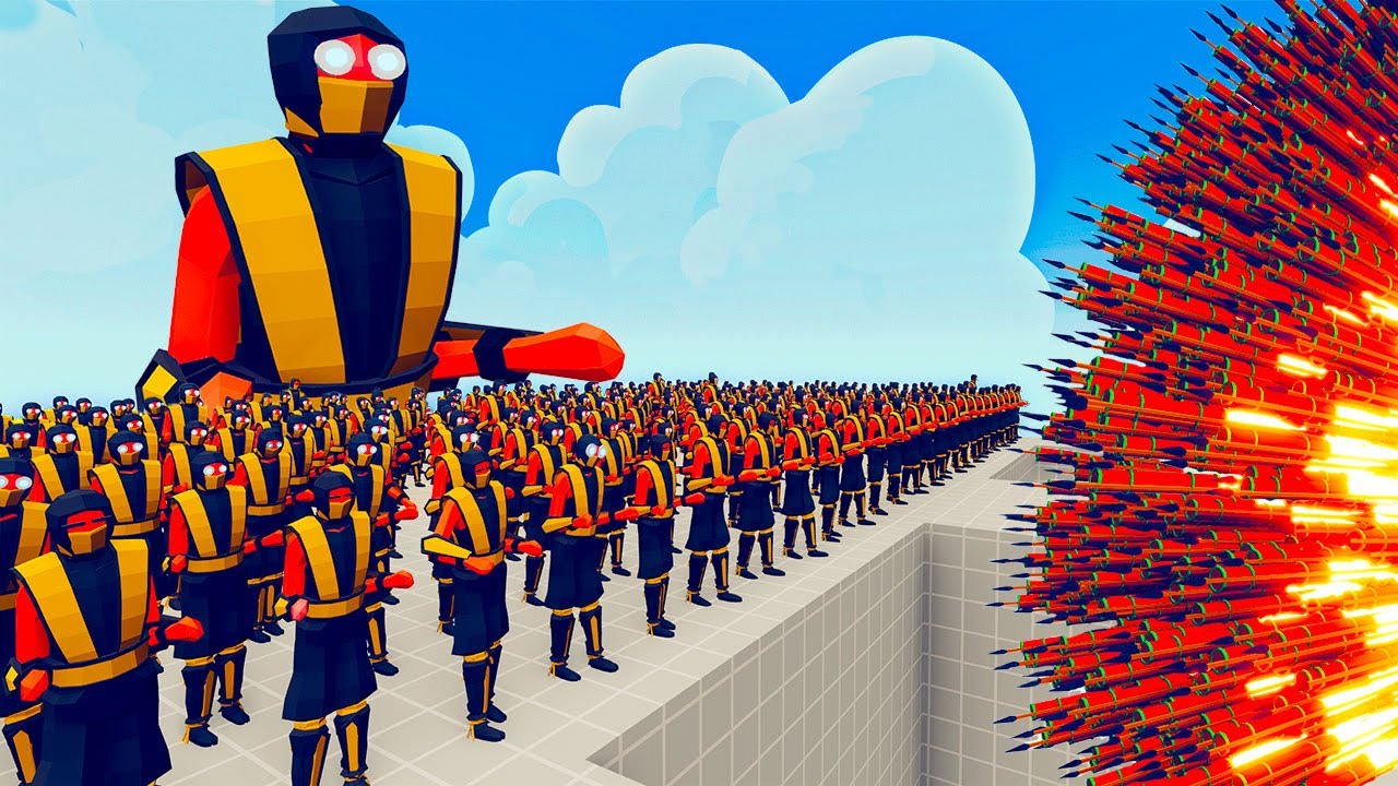 100x SCORPION + 1x GIANT vs 3x EVERY GOD Totally Accurate Battle ...