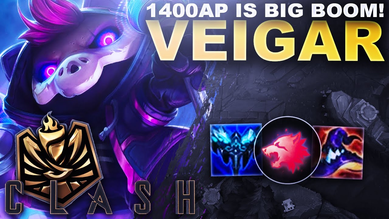 1400AP ON VEIGAR IS BIG BOOM! - Clash Tournament: Game 1! | League of ...