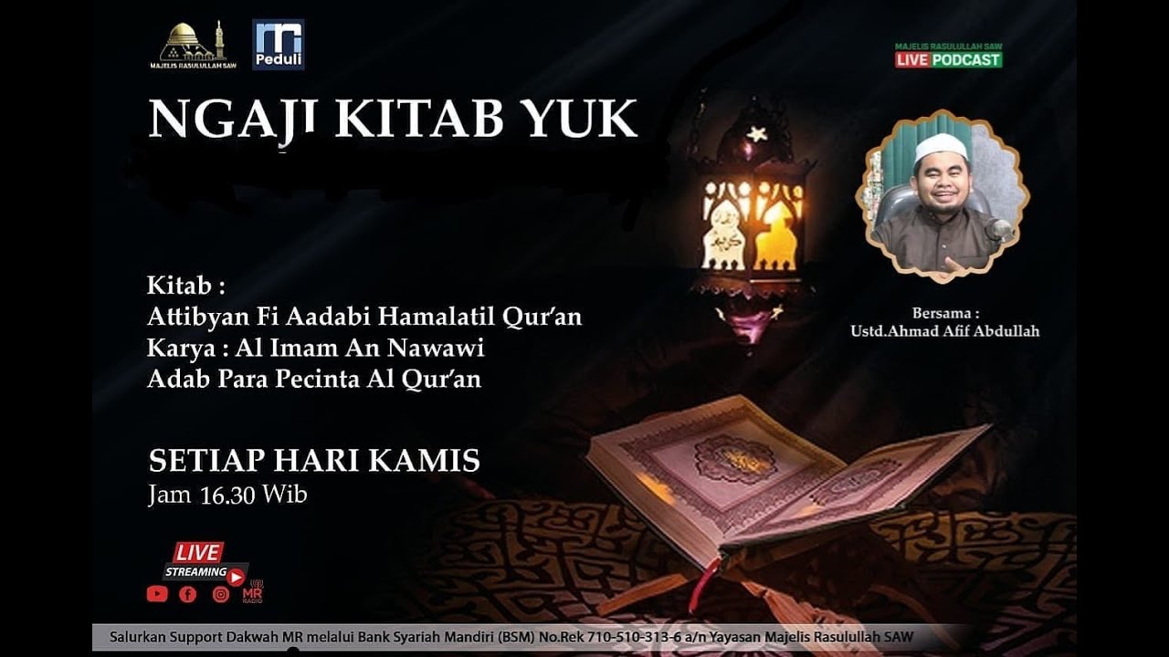 Majelis Rasulullah Saw Ngaji Kitab Yuk Youtube