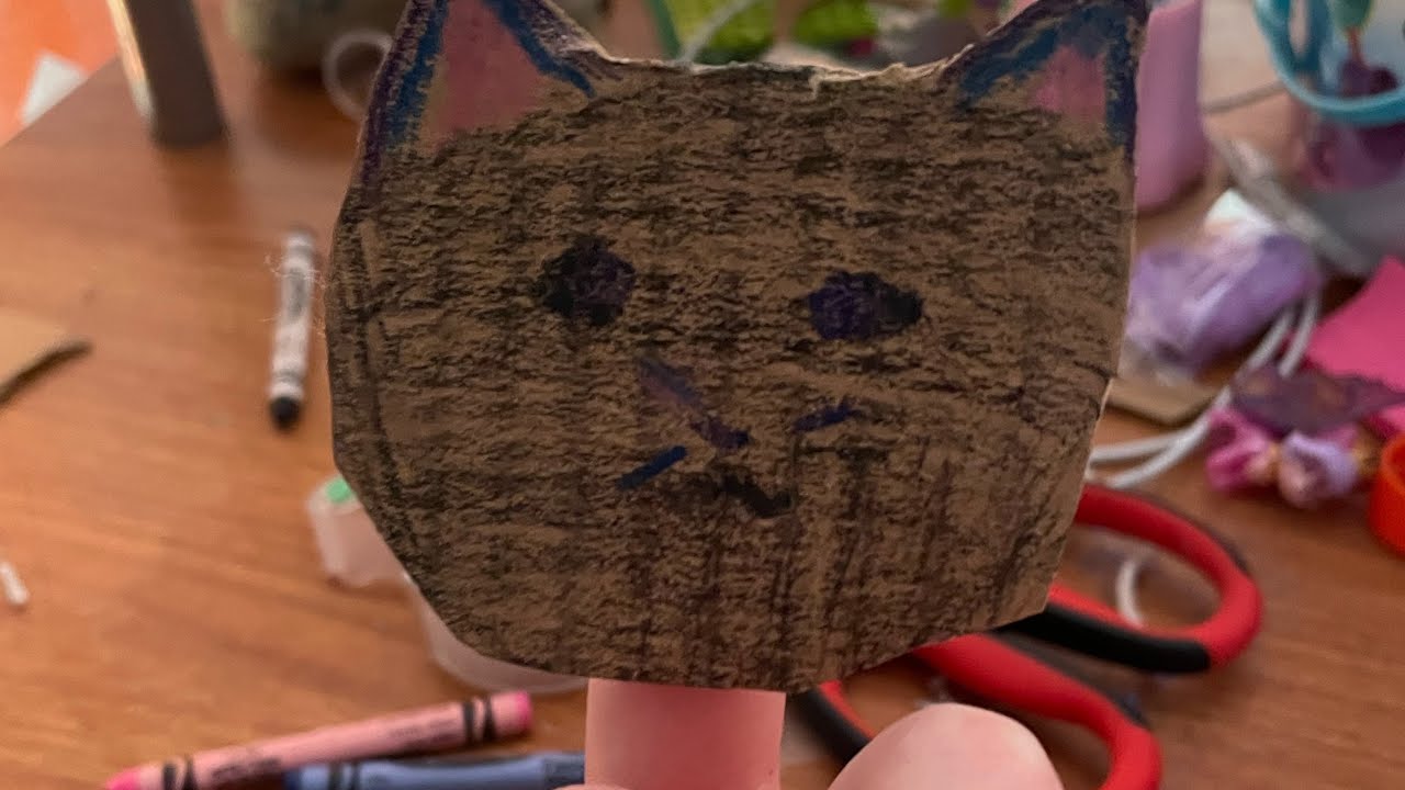 How to make a furry finger puppet - YouTube