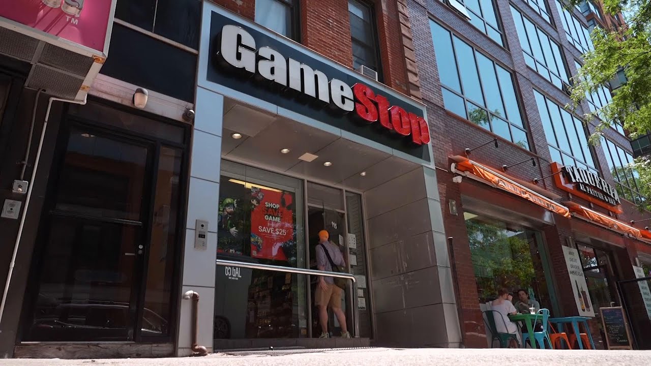GameStop leaps as Roaring Kitty posts to social media - YouTube