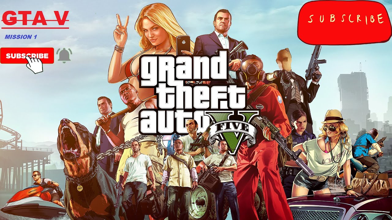 GTA V game play mission 1 on full high graphics setting[1080P HD 60FPS ...