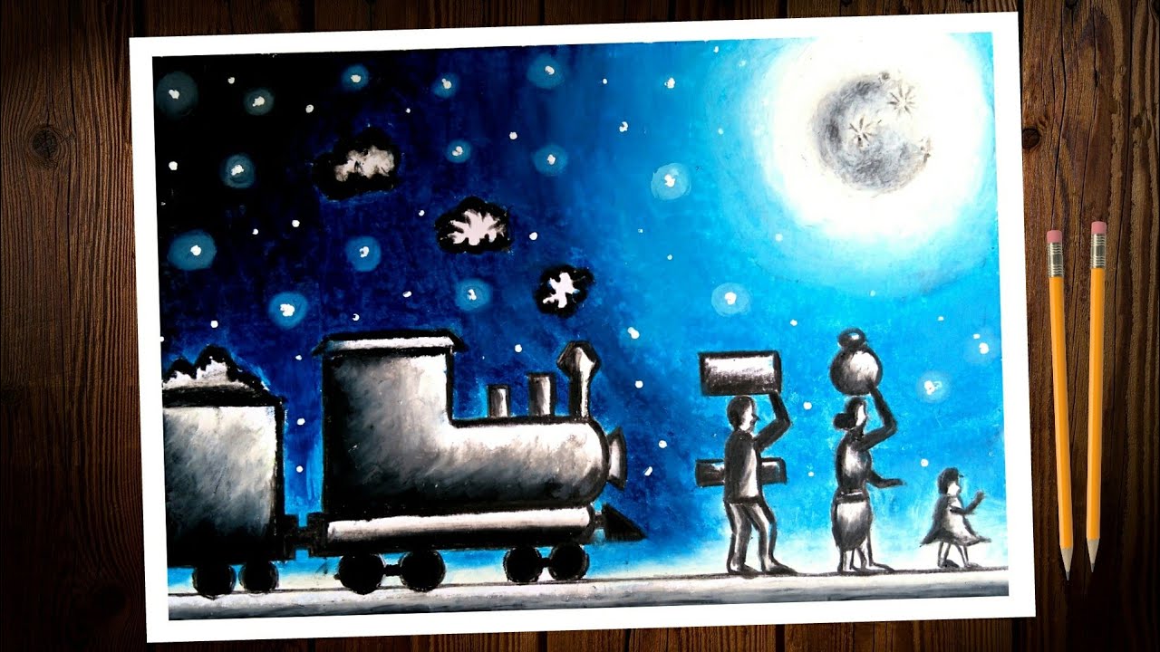 Migrant labour walk on railway track to get home. Migrant workers ...