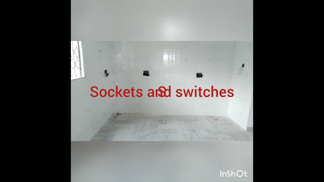 Building My Dream House. Fixing spots lights,sockets and switches ...
