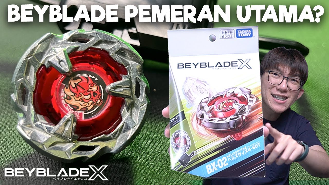 BEYBLADE PEMERAN UTAMA SEJATII!! Unboxing Hellsscythe 4-60T - Beyblade ...