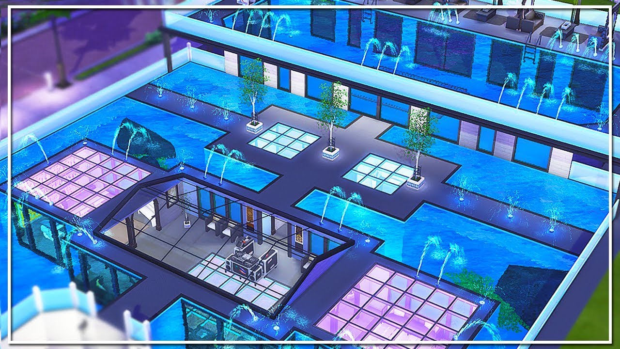 UNDERWATER NIGHTCLUB || The Sims 4: Speed Build - YouTube