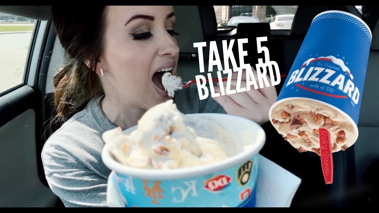 NEW REESE'S TAKE 5 BLIZZARD - YouTube