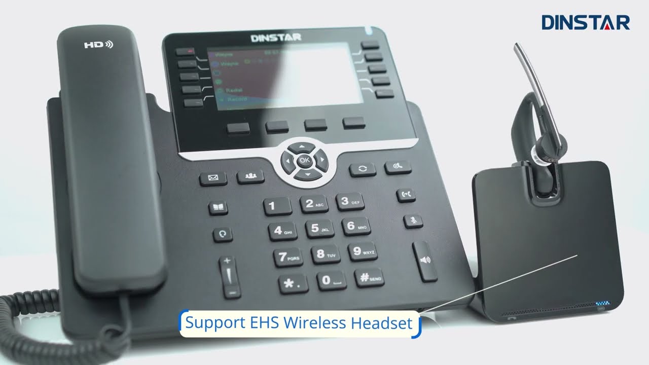 DINSTAR C66GP High-end Business IP Phone - YouTube