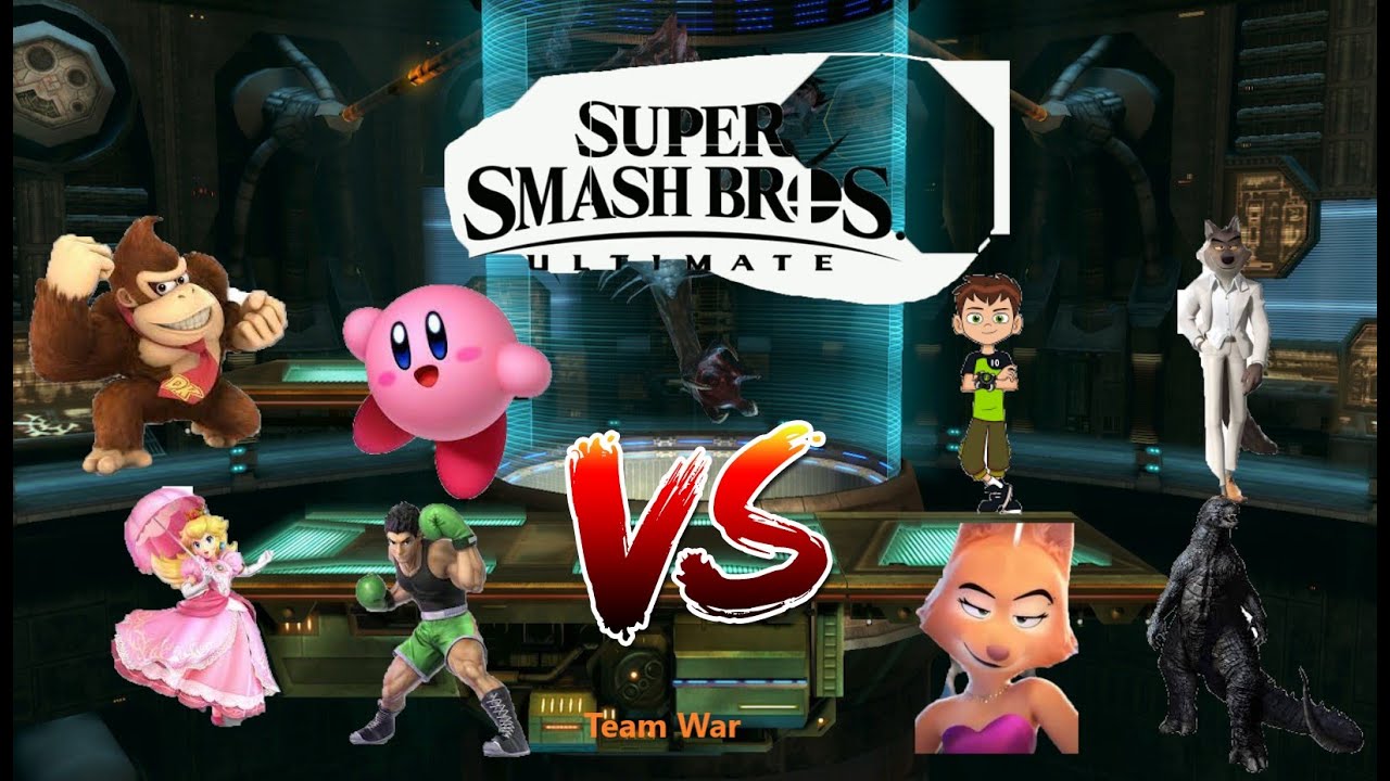Super Smash Bros Characters Vs Characters Team War S2 - YouTube