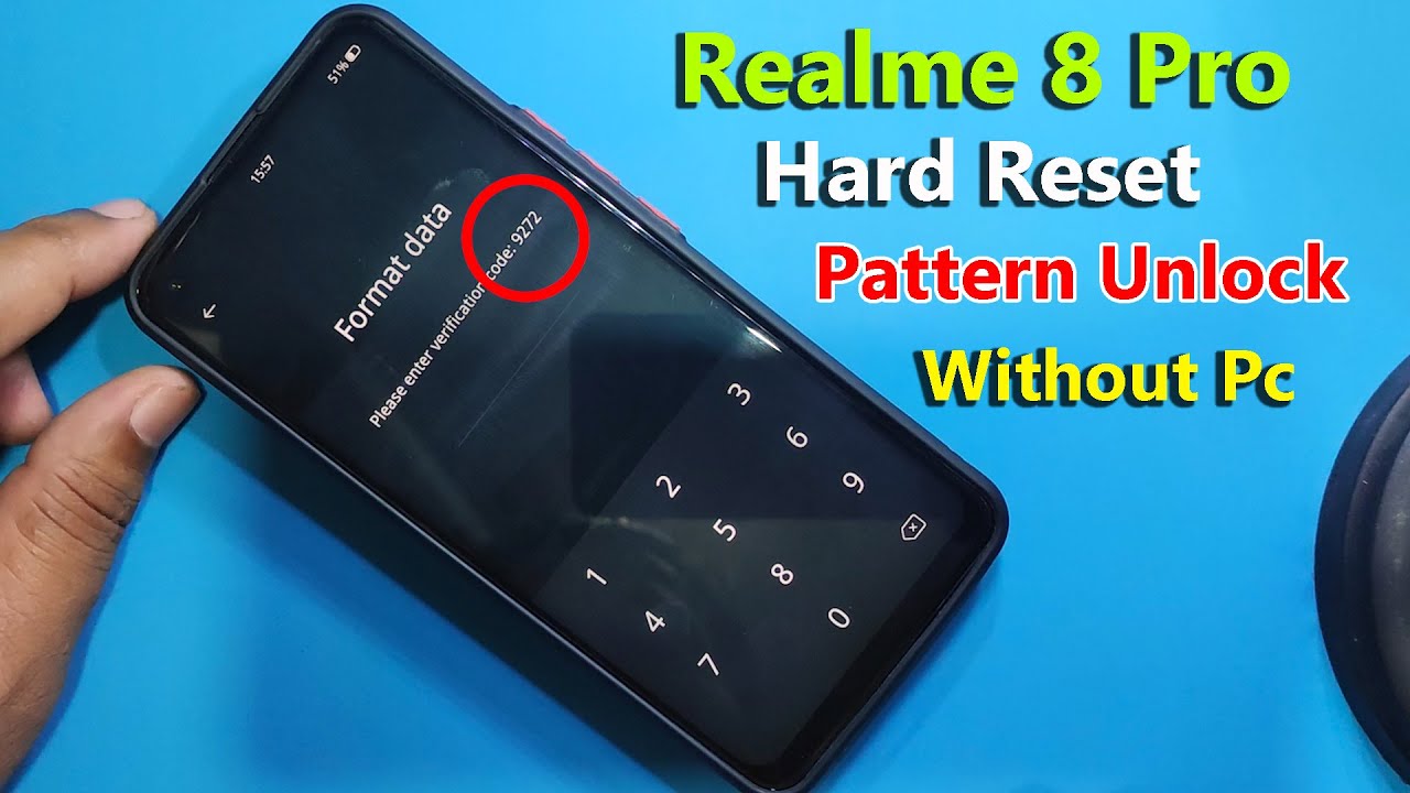 Realme 8 Pro (RMX3081) Hard Reset | Pin,Pattern,Password,Fingerpint ...