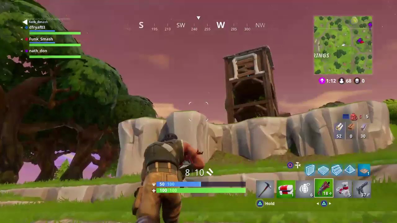 Fortnite squad bush camp #2 - YouTube