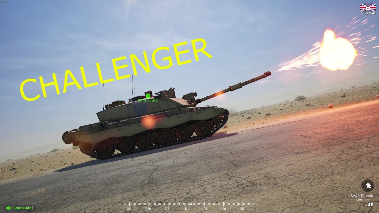 SQUAD Tank Gameplay - CHALLENGER - YouTube