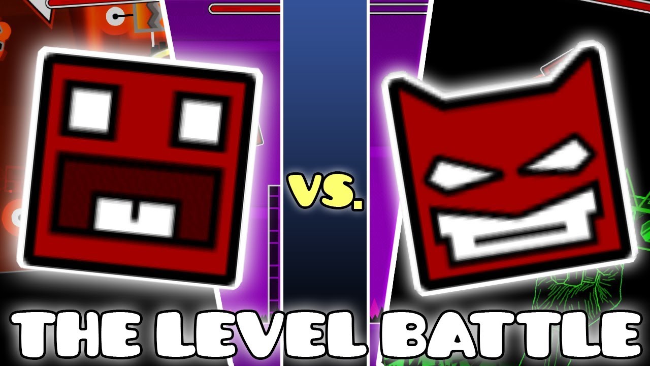 The Level Battle | Geometry Dash Skit - YouTube