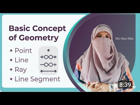 Basic Concept of Geometry (Point , Line, Ray ,Line Segment ) - YouTube