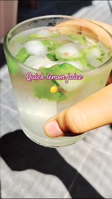 Quick lemon juice at home 🍋🤤 #shorts #juice #viral #trendingshorts # ...