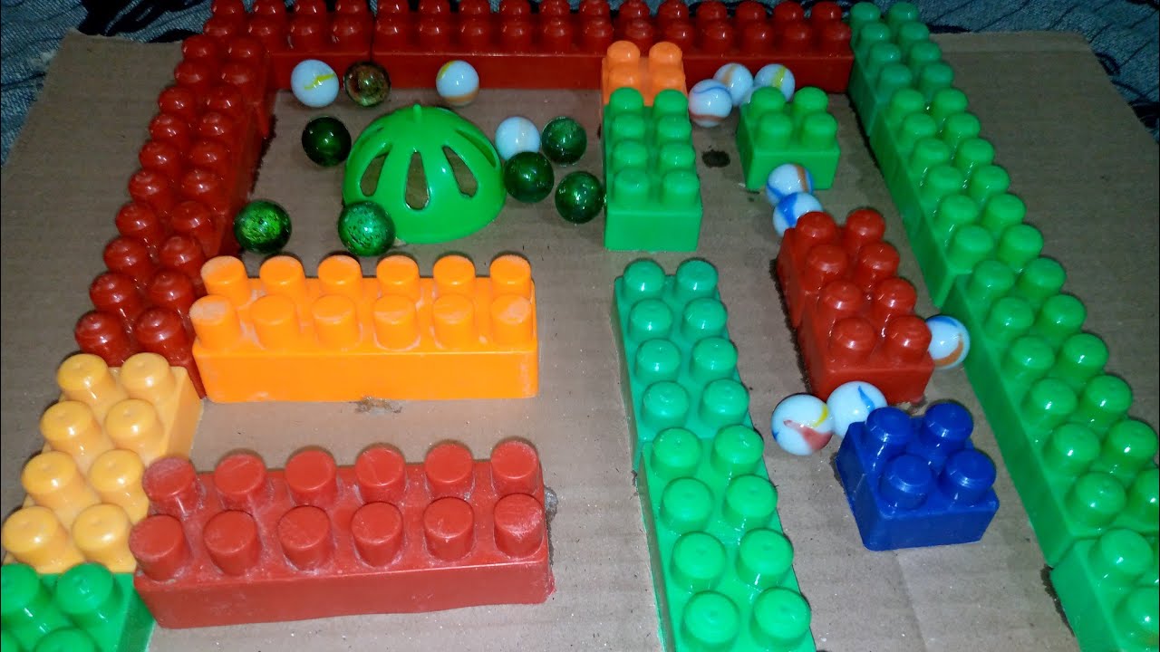 Marble run blocks game #marblerun - YouTube