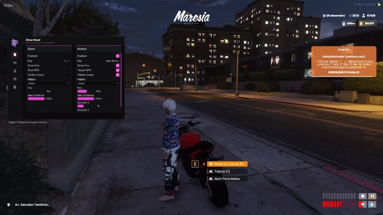 NOVO MOD MENU ATUALIZADO 🎮 GRÁTIS???! E FUNCIONANDO NO FIVEM 2025 ...